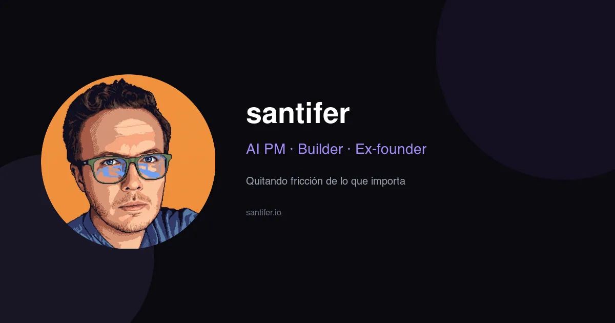 santifer | Applied AI Operator · Builder of Career-Ops